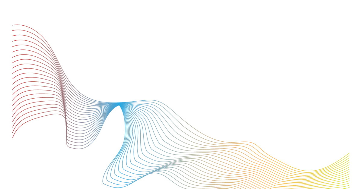 Sound wave equalizer rainbow logo template v8