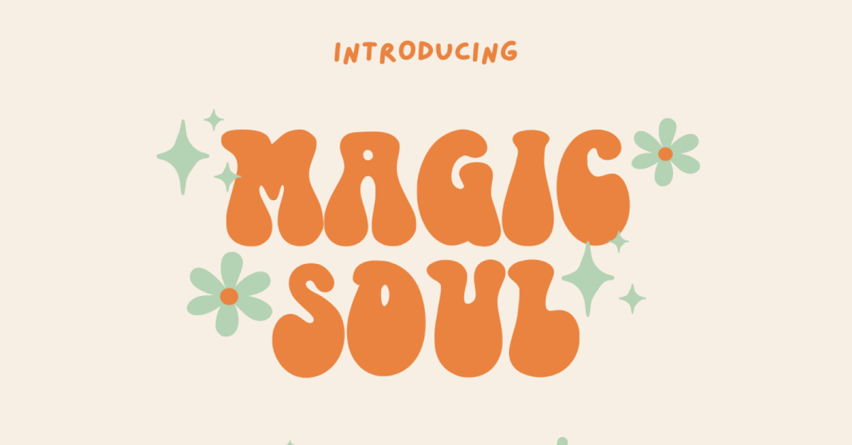 Magic Soul - Fun Retro Font #347644 - TemplateMonster