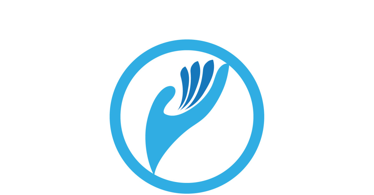 Ręka pomocy nadzieję wektor logo v8 #347736 - TemplateMonster