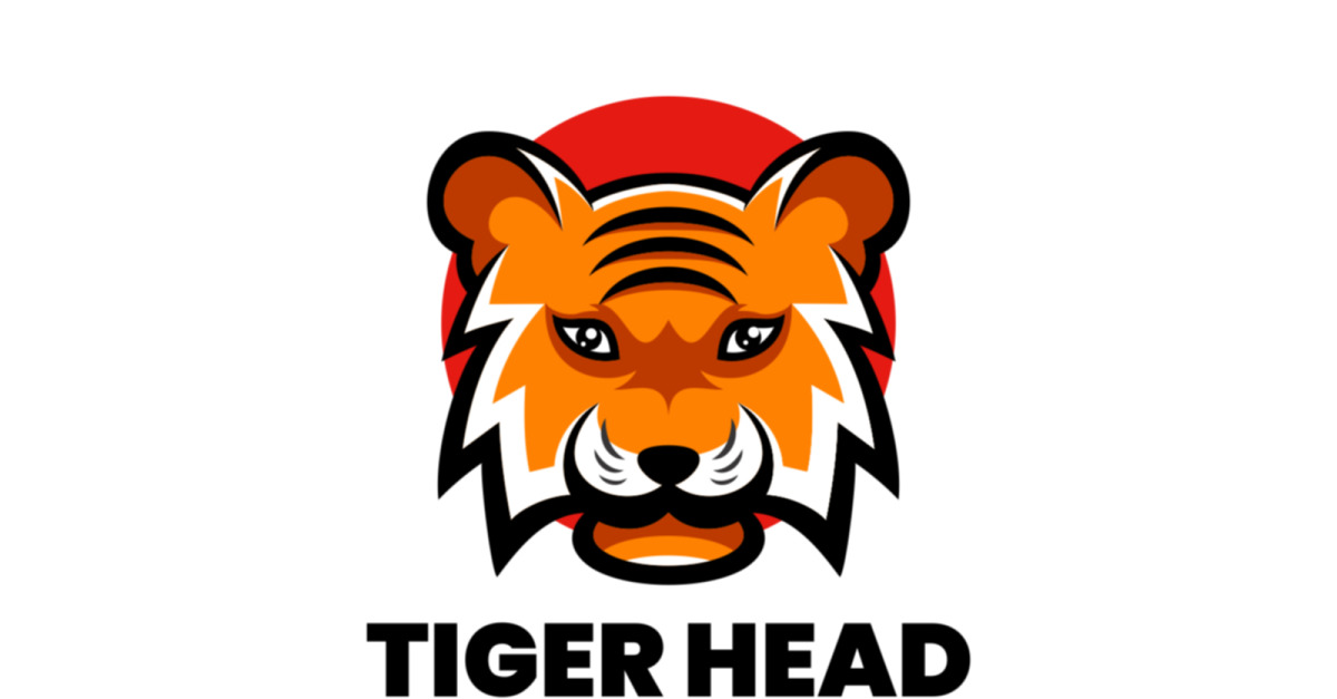 Tiger Mascot Logos Tiger Clipart Logo Cartoon Vector Tiger Image EPS