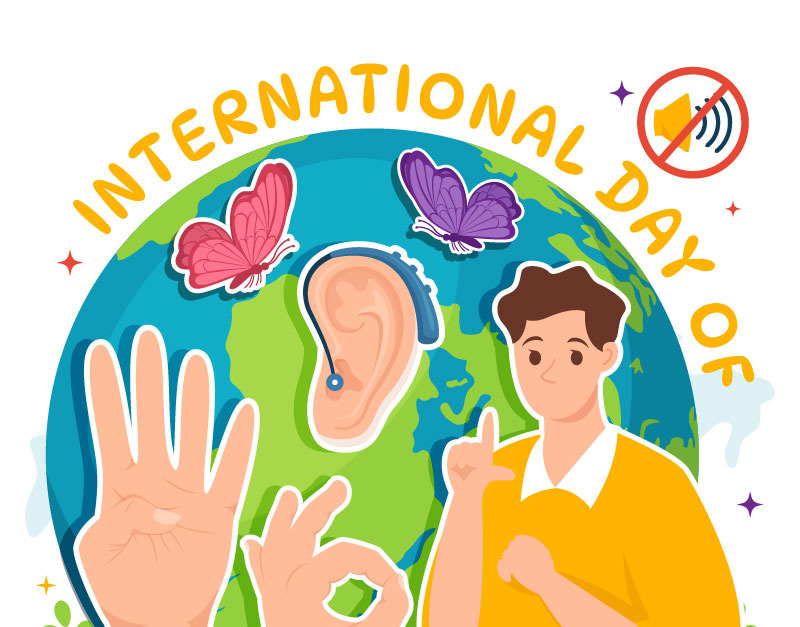 12 International Day of Sign Languages Illustration