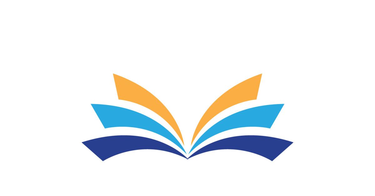 Book read hand logo vector v3 #348142 - TemplateMonster