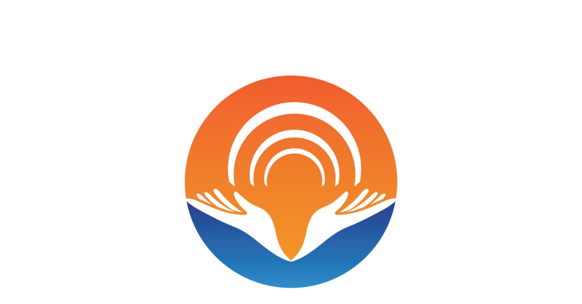 Book read hand logo vector v6 #348145 - TemplateMonster