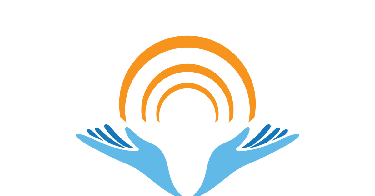 Book read hand logo vector v9 #348148 - TemplateMonster