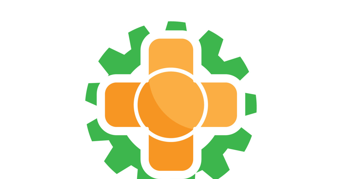 Gear set machine logo vector v3 #348280 - TemplateMonster