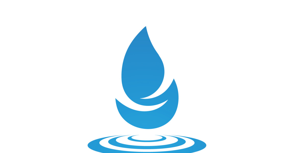 Water aqua drop nature logo vector v11 - TemplateMonster