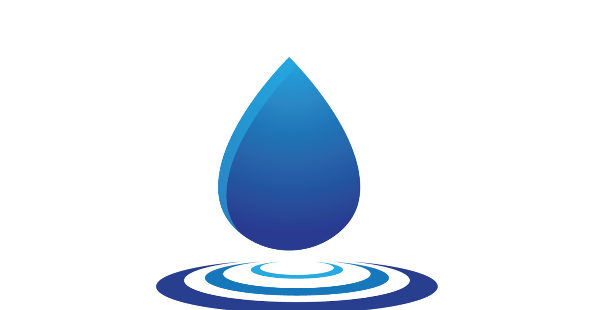 Water aqua drop nature logo vector v8 - TemplateMonster