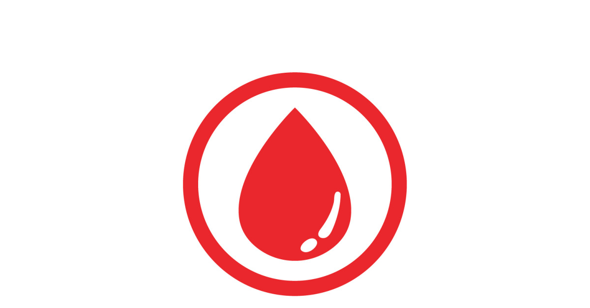 Blood red drop logo vector template v3 - TemplateMonster