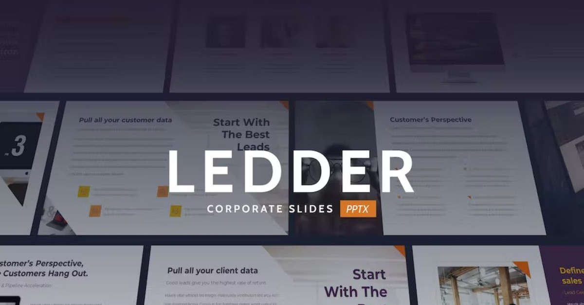 Ledder - Elegant Business Theme Powerpoint - TemplateMonster