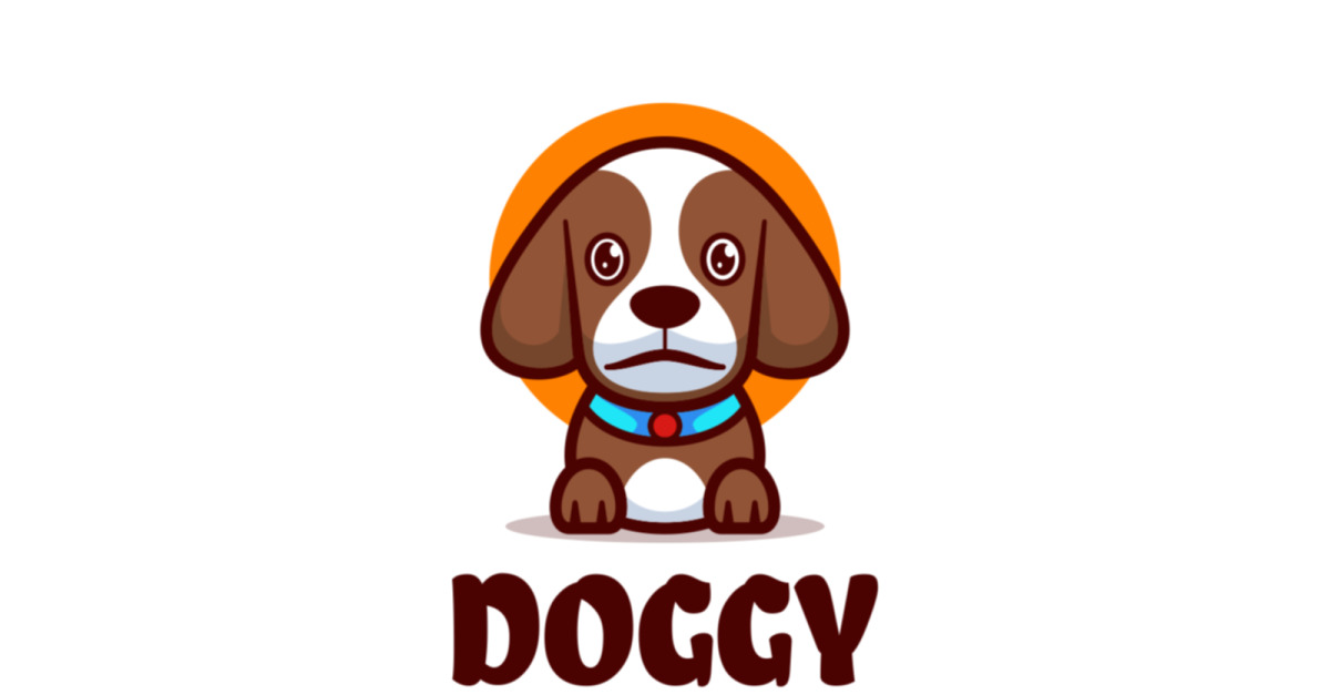 Logotipo de mascote de cachorrinho #348371 - TemplateMonster