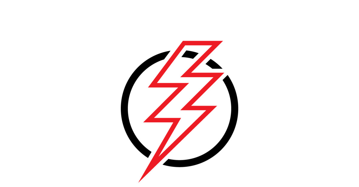 Strom piorun piorun wektor logo v26 #348682 - TemplateMonster