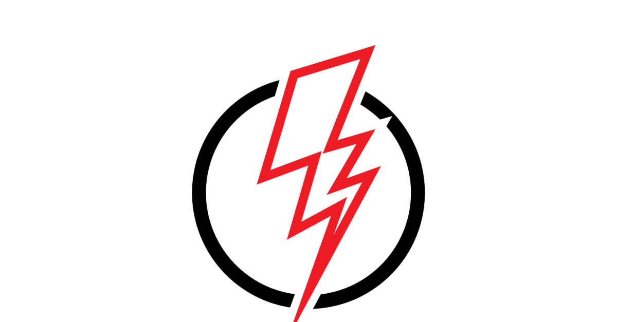 Strom piorun piorun wektor logo v30 #348686 - TemplateMonster