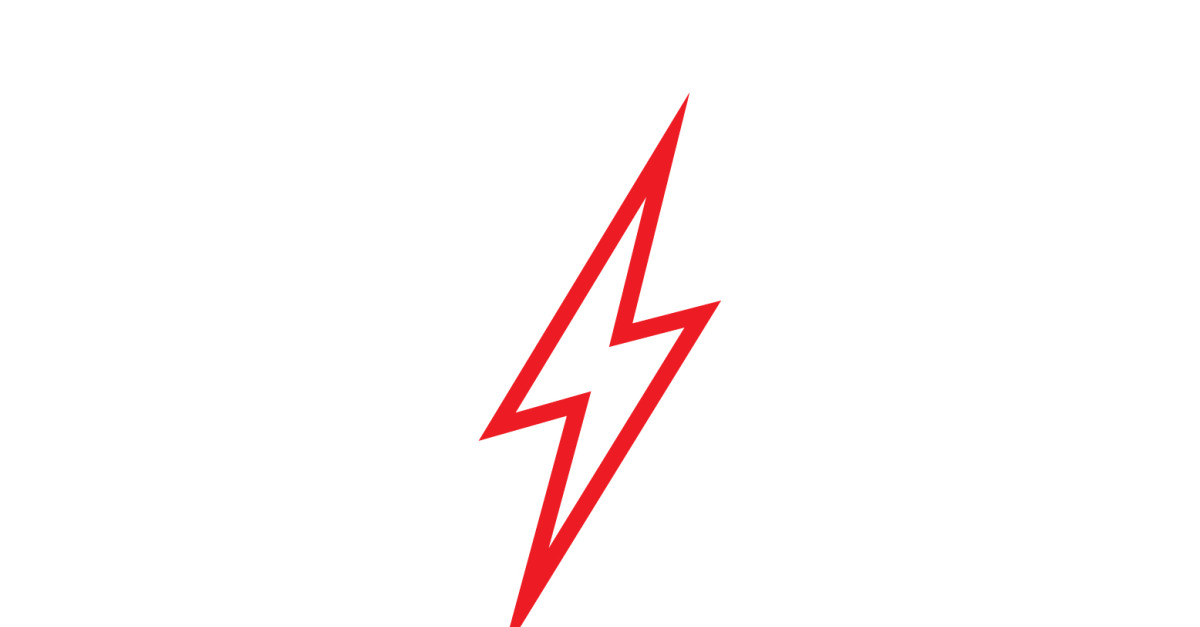 Strom rayo relámpago vector logo v21 - TemplateMonster