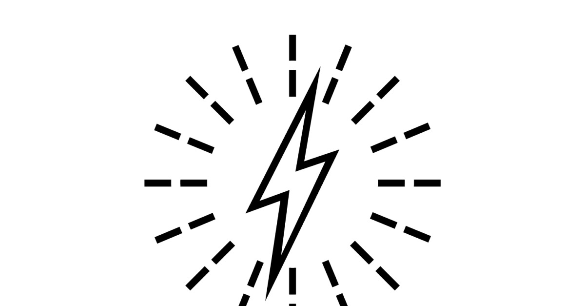 Strom rayo relámpago vector logo v8 #348664 - TemplateMonster