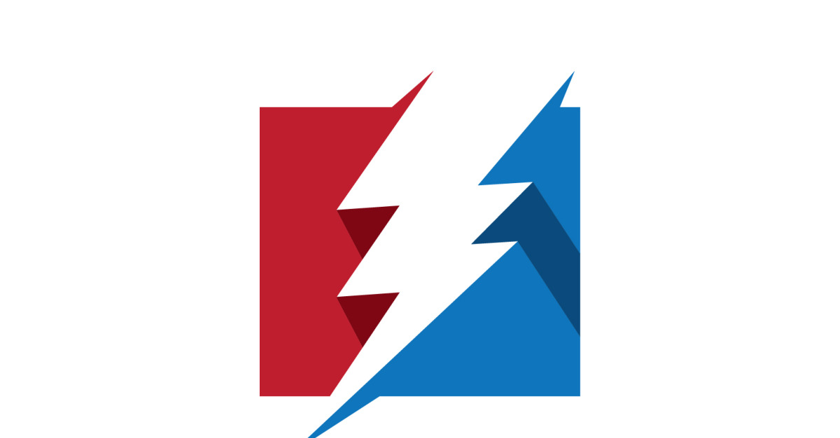 Strom thunderbolt lightning vector logo v3 - TemplateMonster