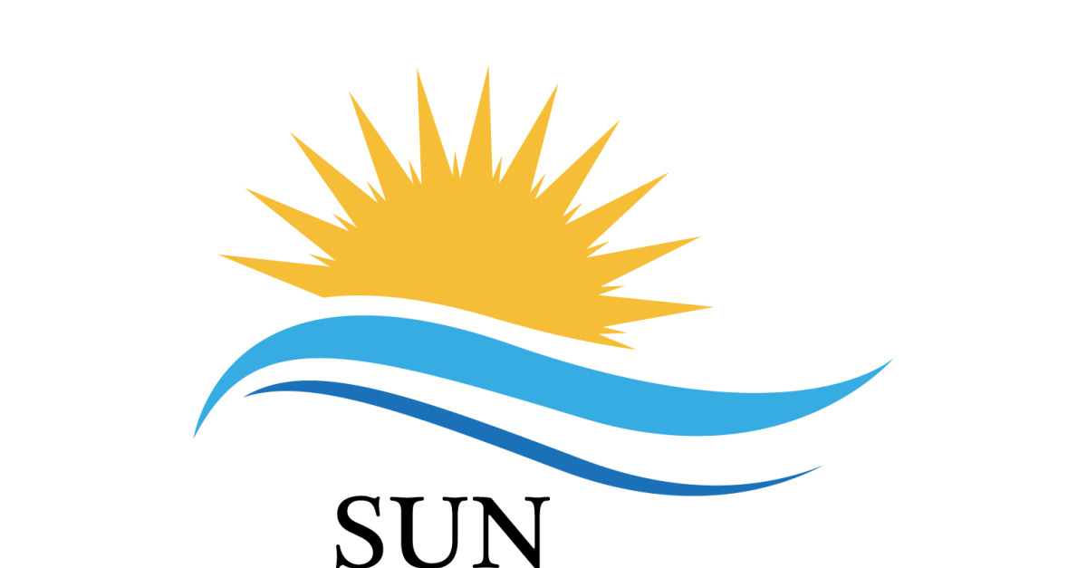 Sol logo naturaleza vector v5 #348731 - TemplateMonster