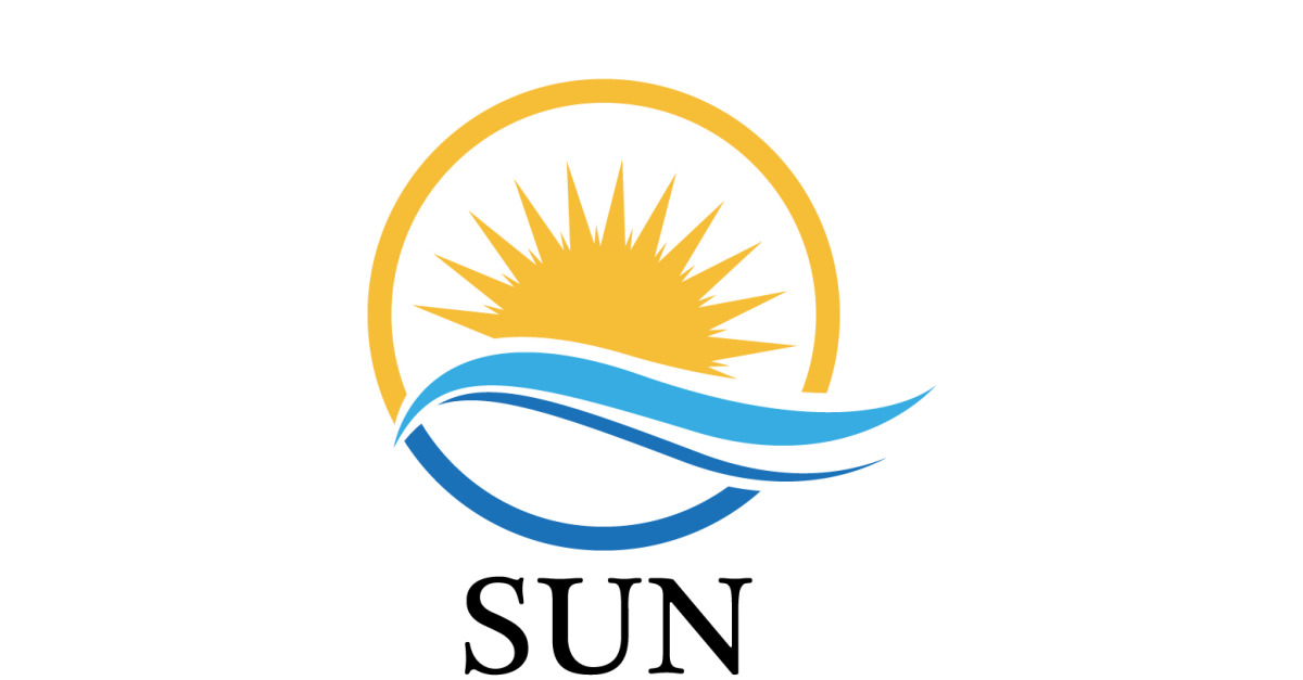 Sol logo naturaleza vector v8 #348734 - TemplateMonster