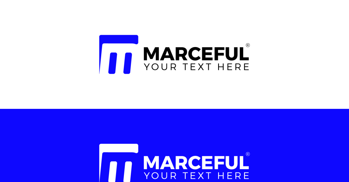 Minimal Vector Branding M logo, Template Design