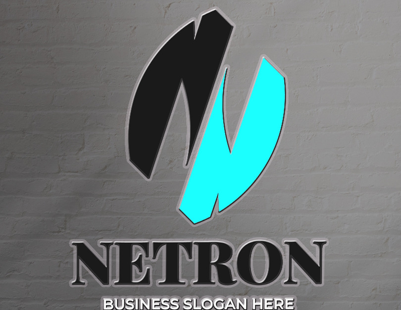 Netron - Letter N Logo Template #348868 - TemplateMonster