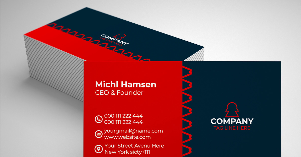 Business Card Design - Visiting Card Maker - TemplateMonster