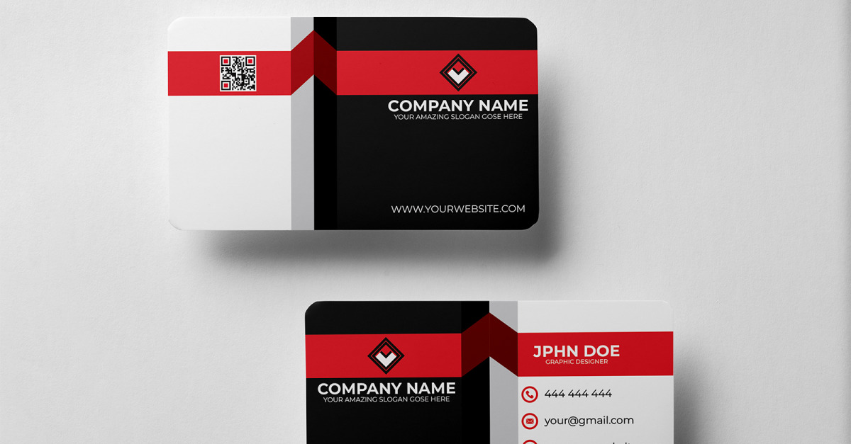 Kreativ färg visitkort design #349249 - TemplateMonster