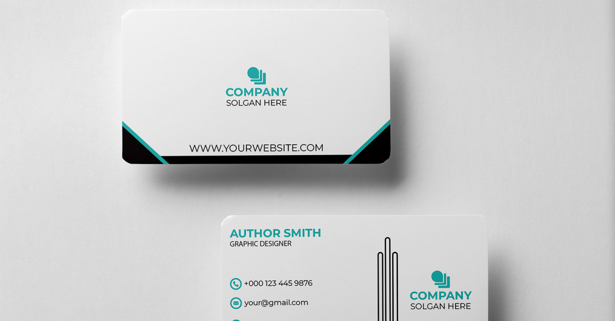Simple Business Card-Template #349279 - TemplateMonster