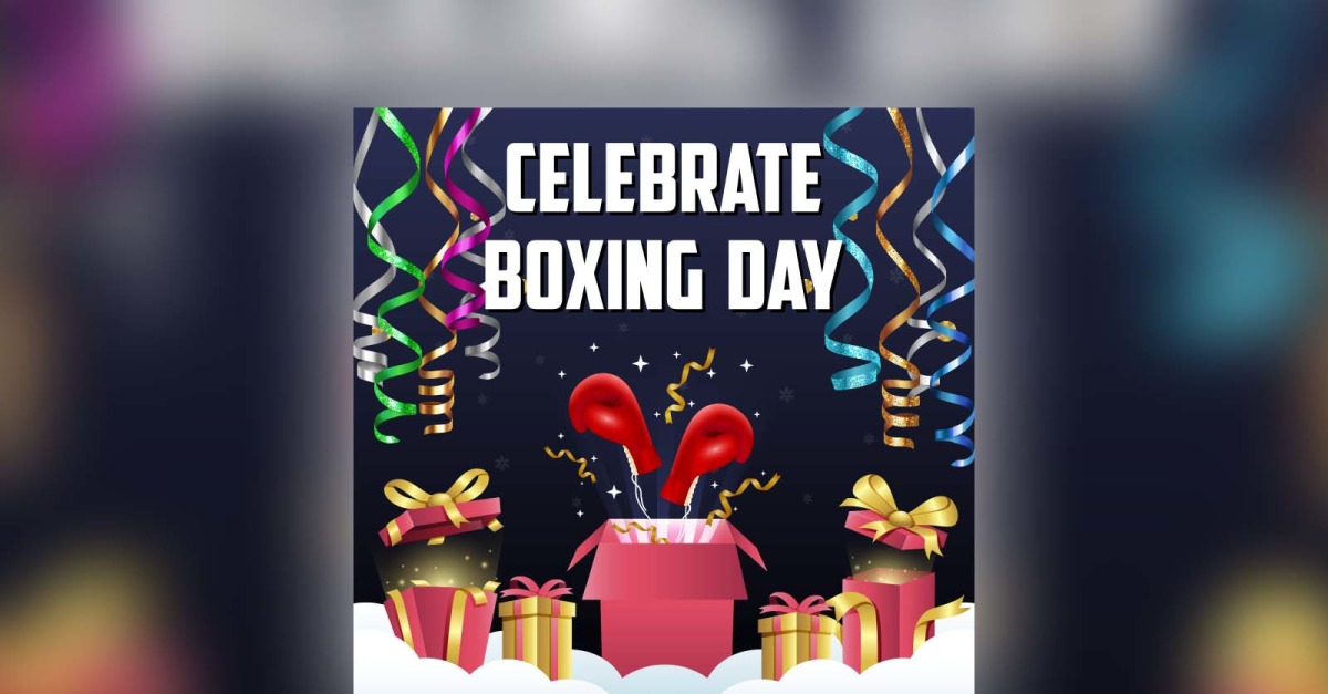 Celebrate Boxing Day Social Media Post Design