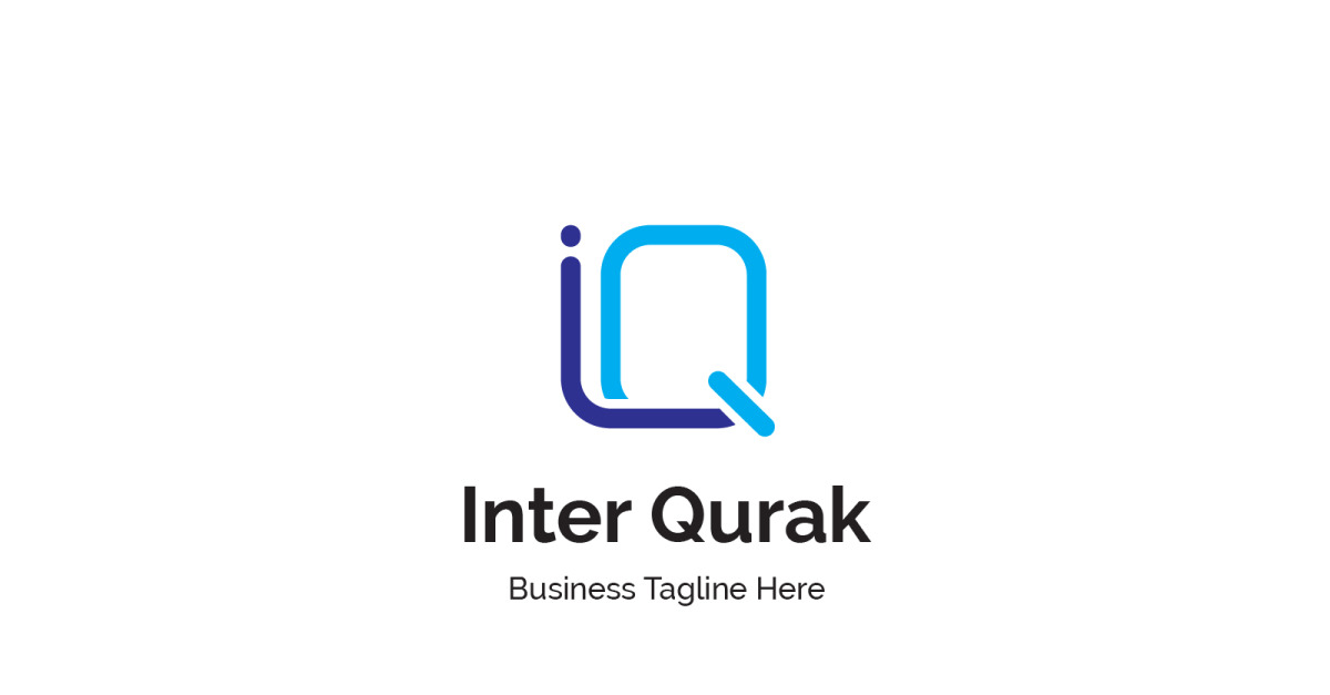 I letter Q letter IQ QI Logo Design #349424 - TemplateMonster