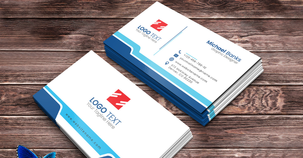 Simple creative Business Card Design Template