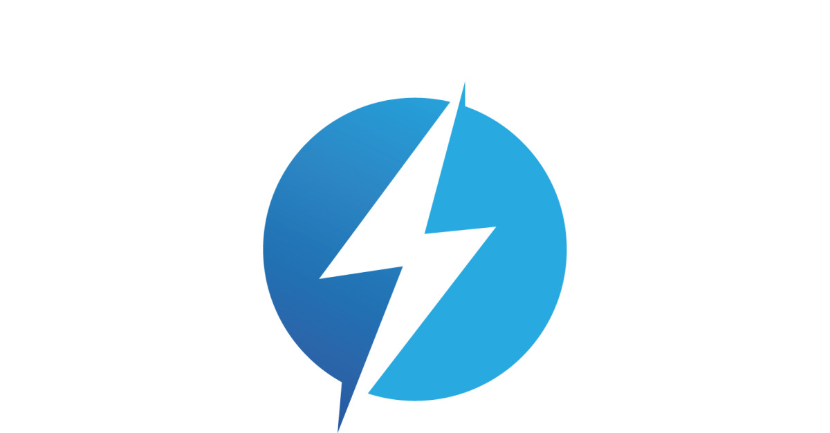 Strom thunderbolt flash lightning logo v.13 - TemplateMonster