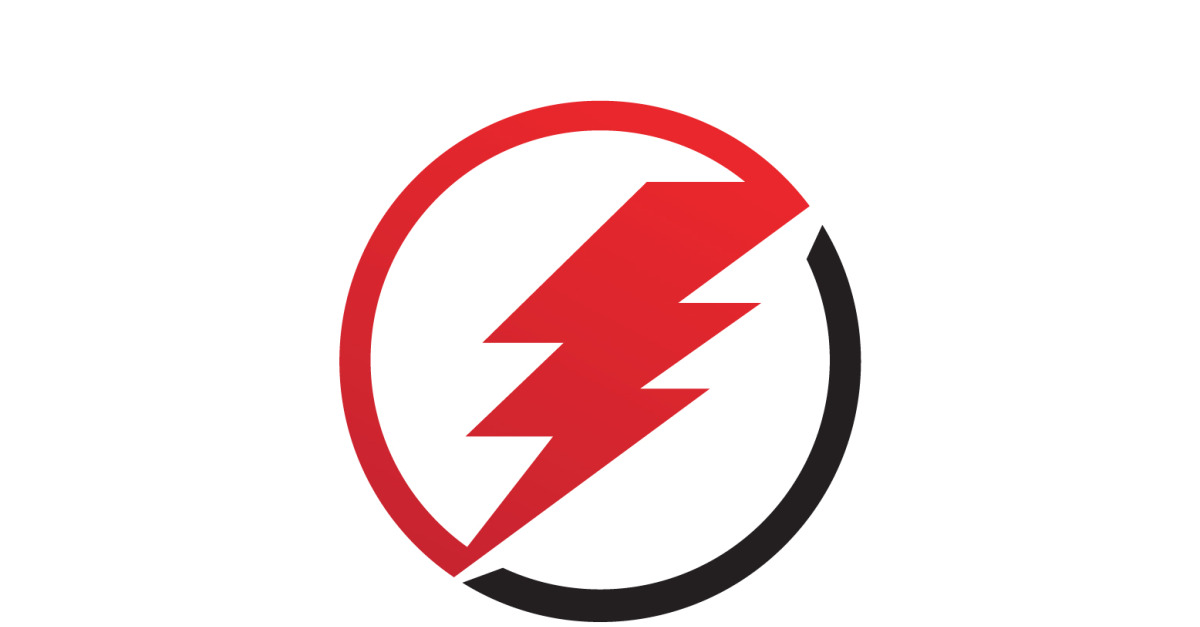 Strom thunderbolt flash lightning logo v.19 - TemplateMonster