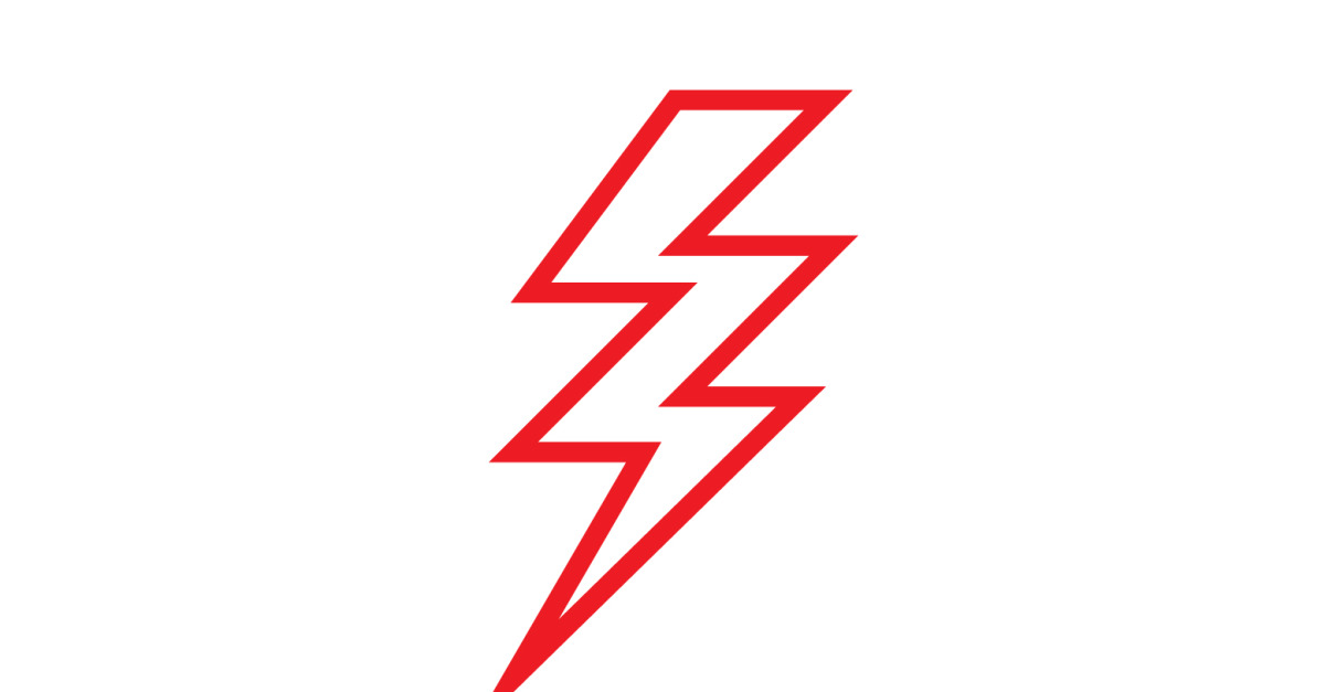 Strom thunderbolt lightning vector logo v.12