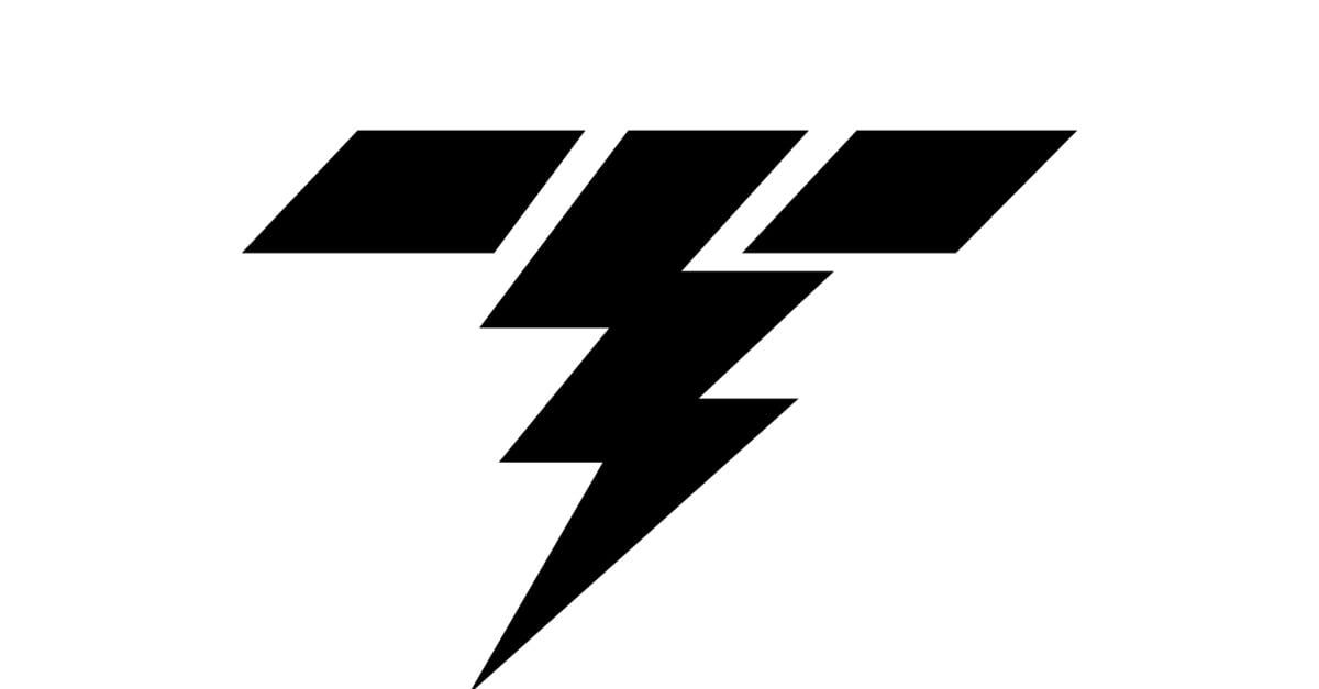 Strom thunderbolt lightning vector logo v.6
