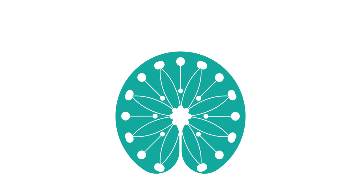 Karahindiba çiçeği güzellik logo vektörü v.16