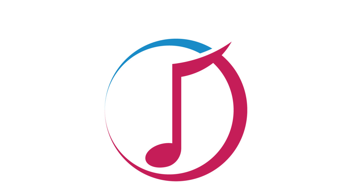 Müzik ses çalar uygulama simgesi logo v.3 - TemplateMonster