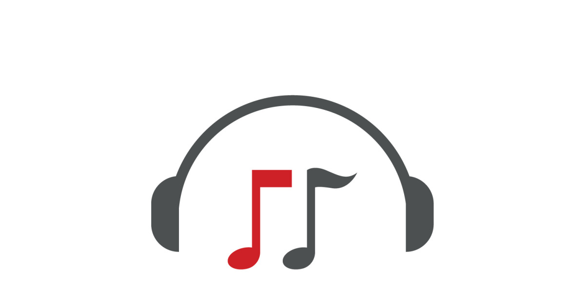 Müzik ses çalar uygulama simgesi logo v.6 - TemplateMonster