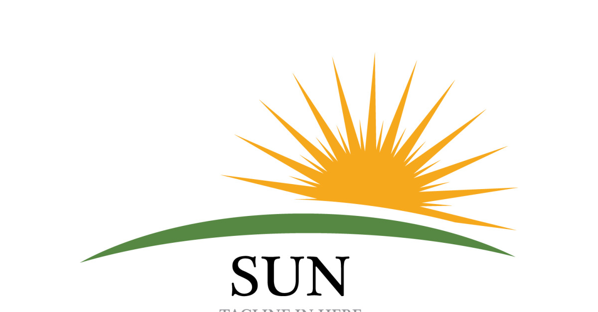 Sol logo naturaleza vector v.2 #349743 - TemplateMonster