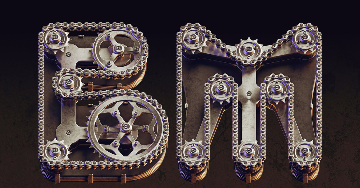 Bike Mech - Renkli Bitmap Yazı Tipi #349932 - TemplateMonster