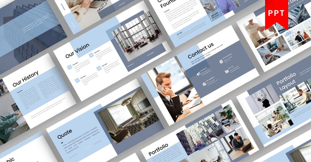 Gravité - Modèle de présentation PowerPoint - TemplateMonster