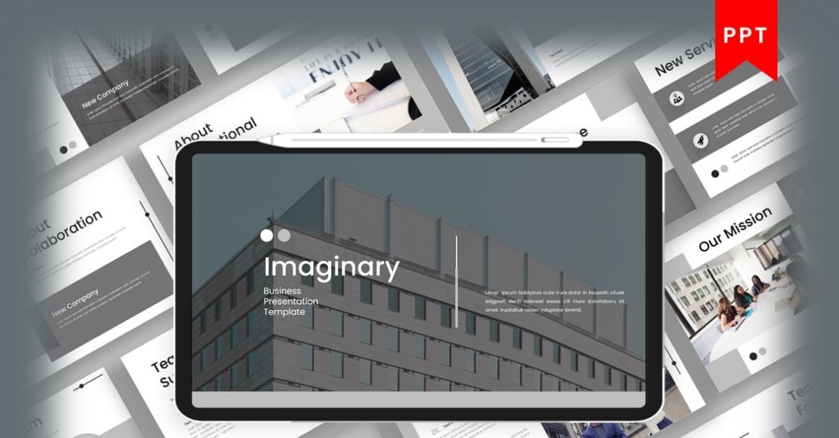 Imaginary - Business PowerPoint Template - TemplateMonster