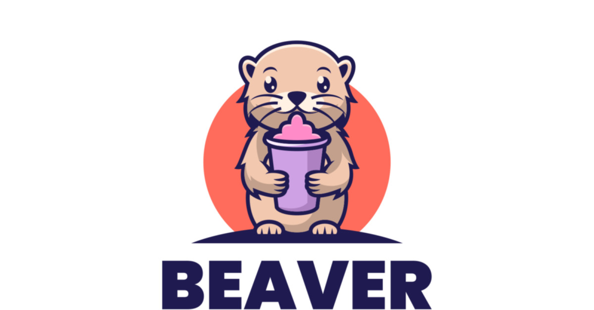 Logotipo de mascote de castor #350229 - TemplateMonster
