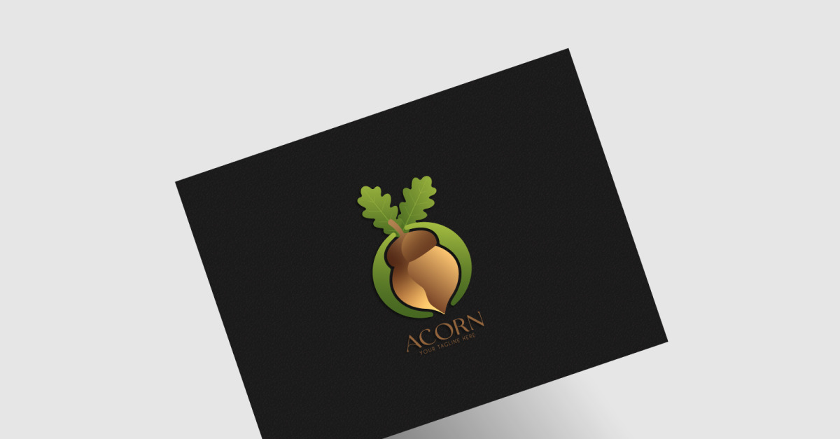Acorn Logo, Food logo, branding logo - TemplateMonster