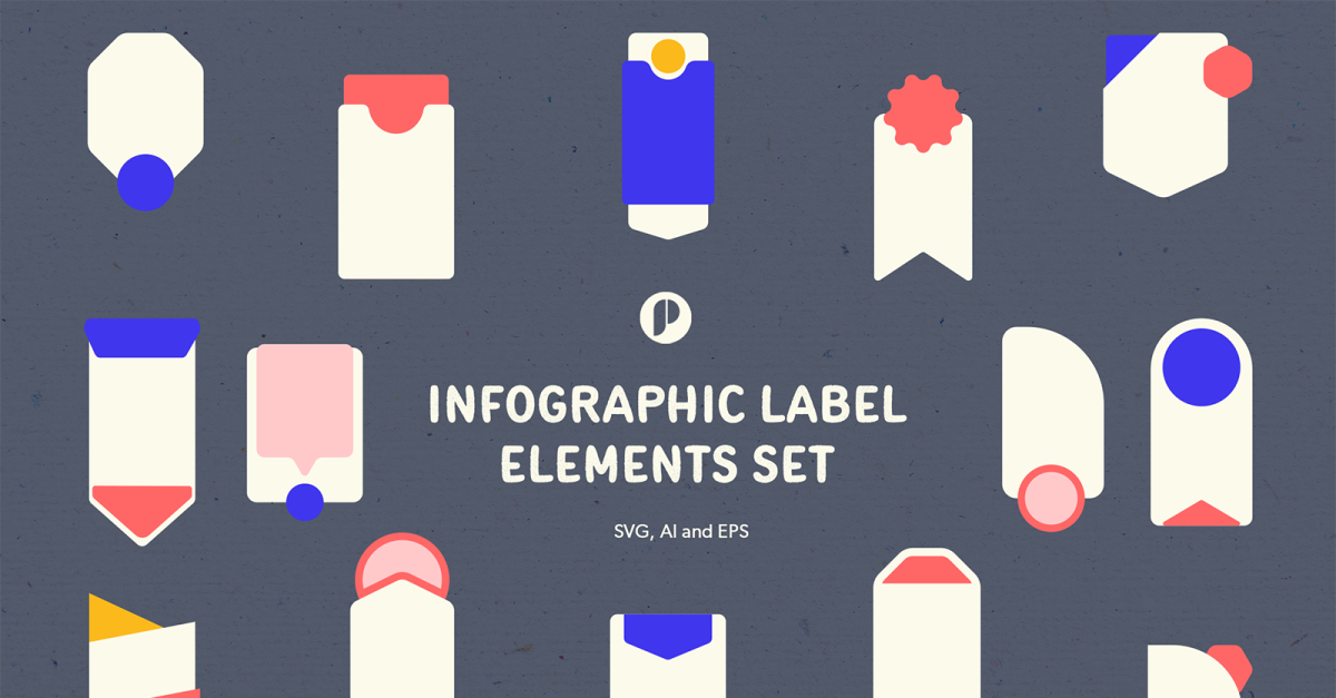 Soft Infographic Label Elements Set #350752 - TemplateMonster