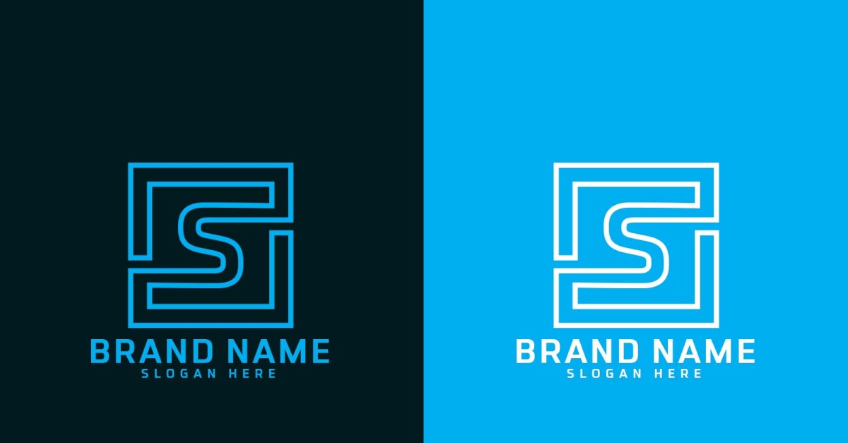 Brand S letter Logo Design - Brand Identity - TemplateMonster