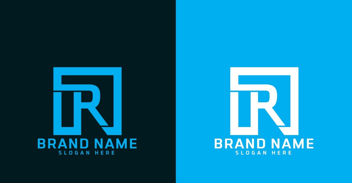 Marka R harfi Logo Tasarımı - Marka Kimliği - TemplateMonster
