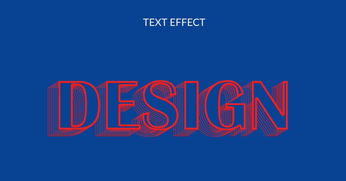 Design 3D Fully Editable Vector Eps Text Effect Template