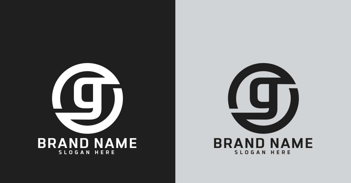 Marque G lettre Cercle Forme Logo Design - Petite Lettre