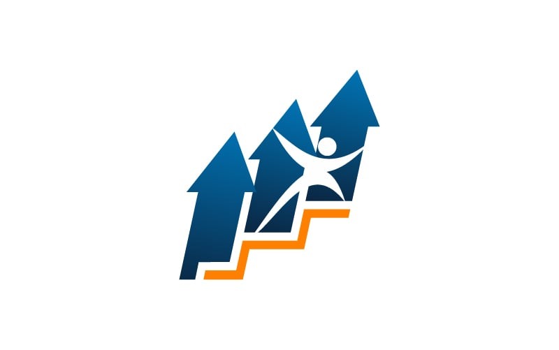 Business Career Success Logo template - TemplateMonster