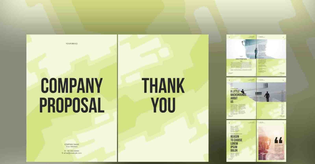 Modern Company Proposal Layouts #351277 - TemplateMonster