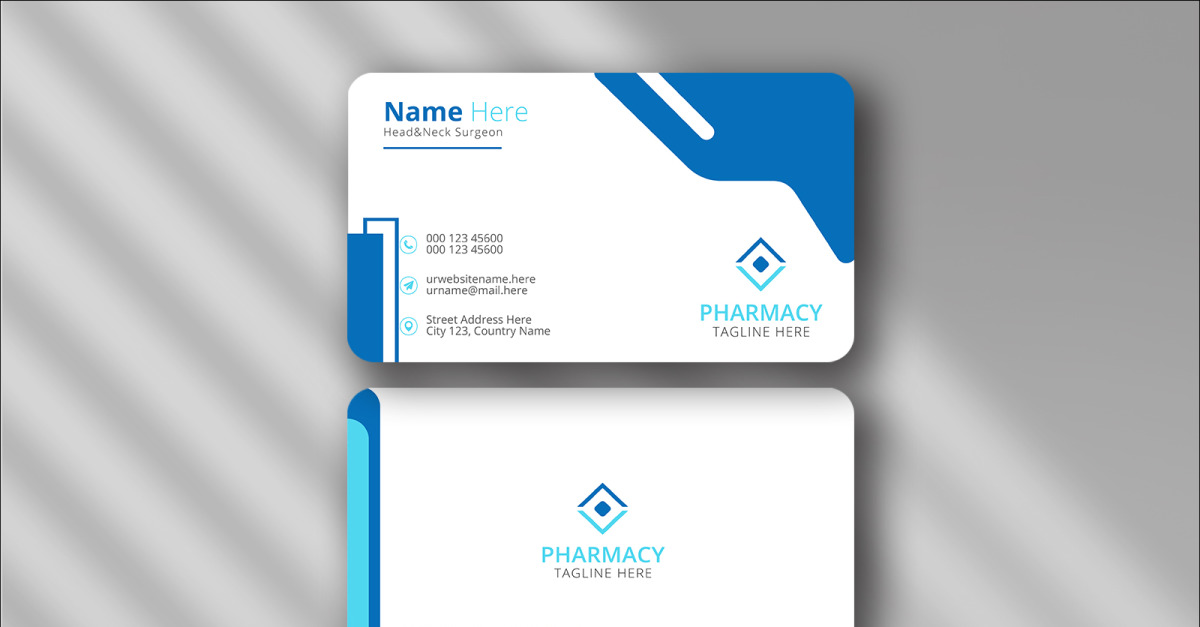 Professional business card template design - TemplateMonster